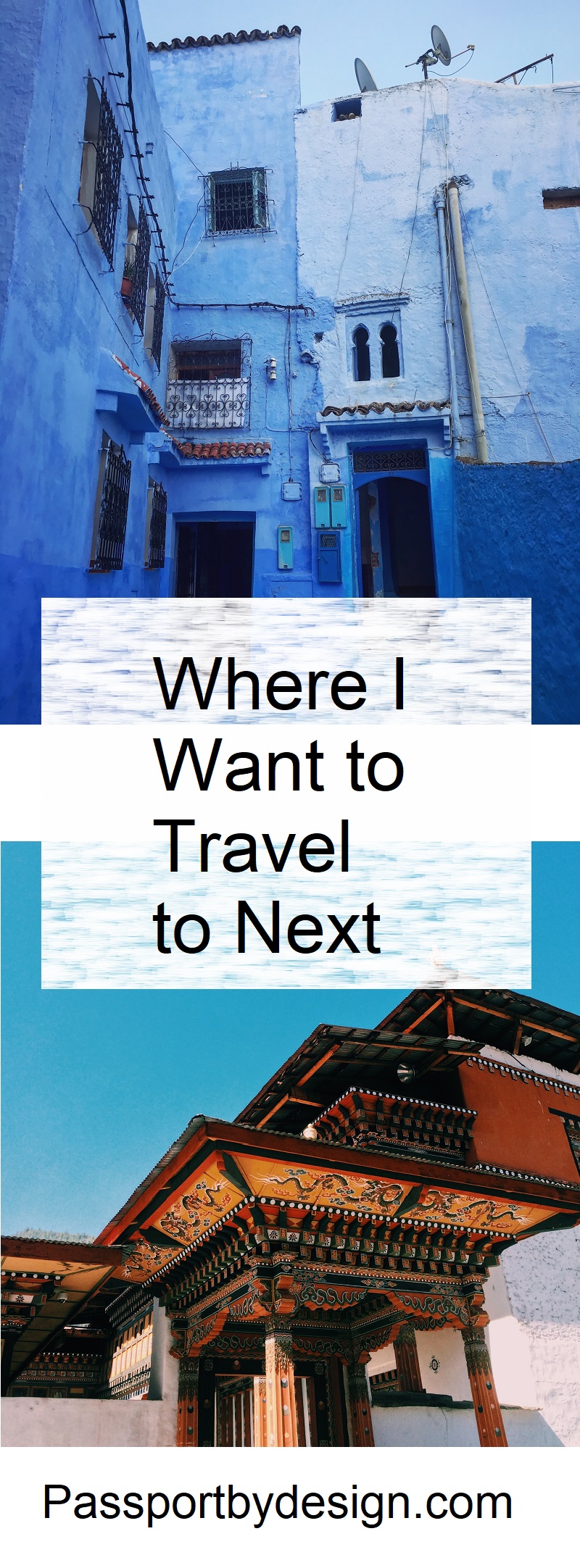 Where I Want to Travel to Next - Passport by Design