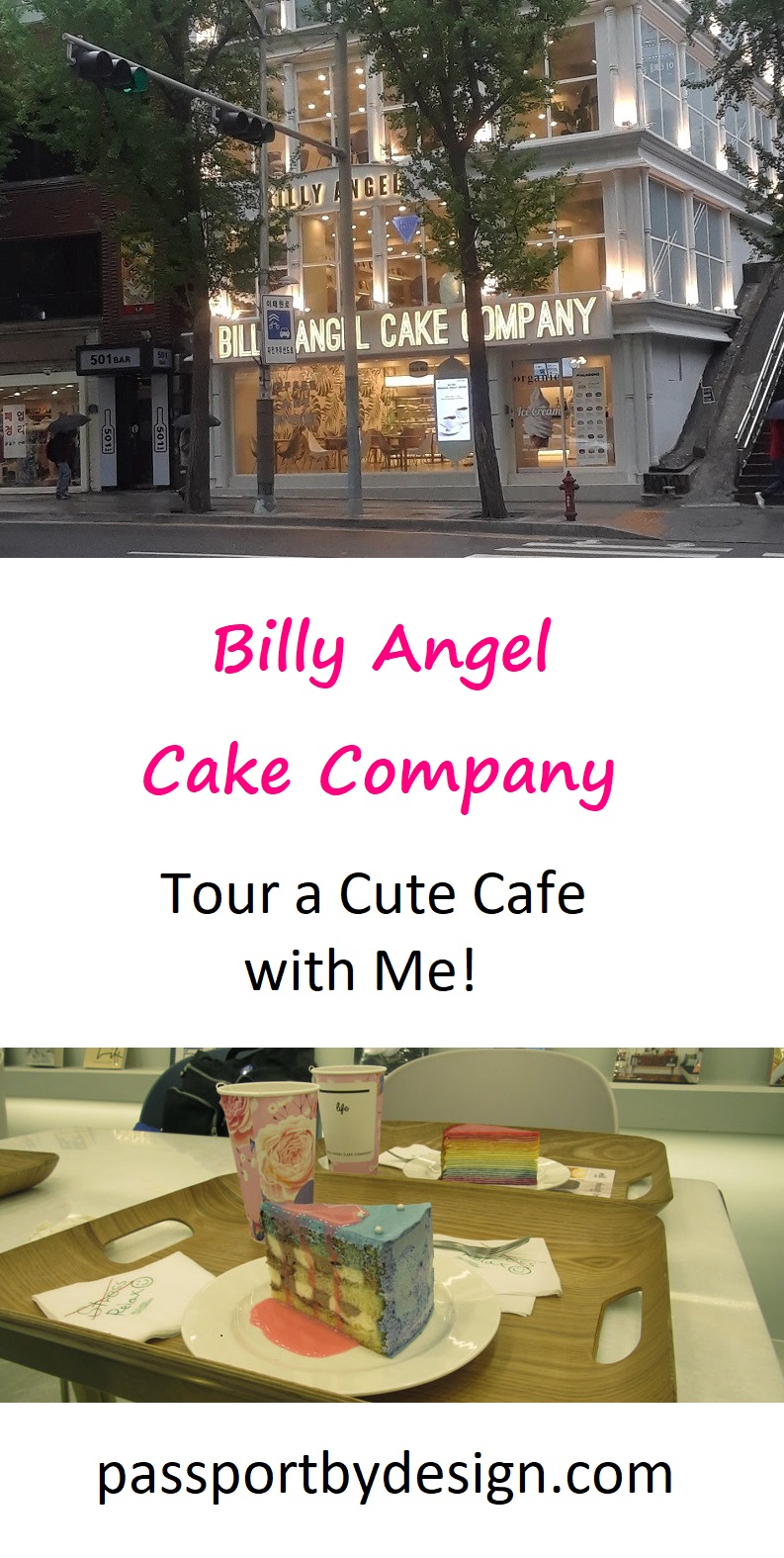 Cute Cafe: Billy Angel Cake Co. in Itaewon - Passport by Design