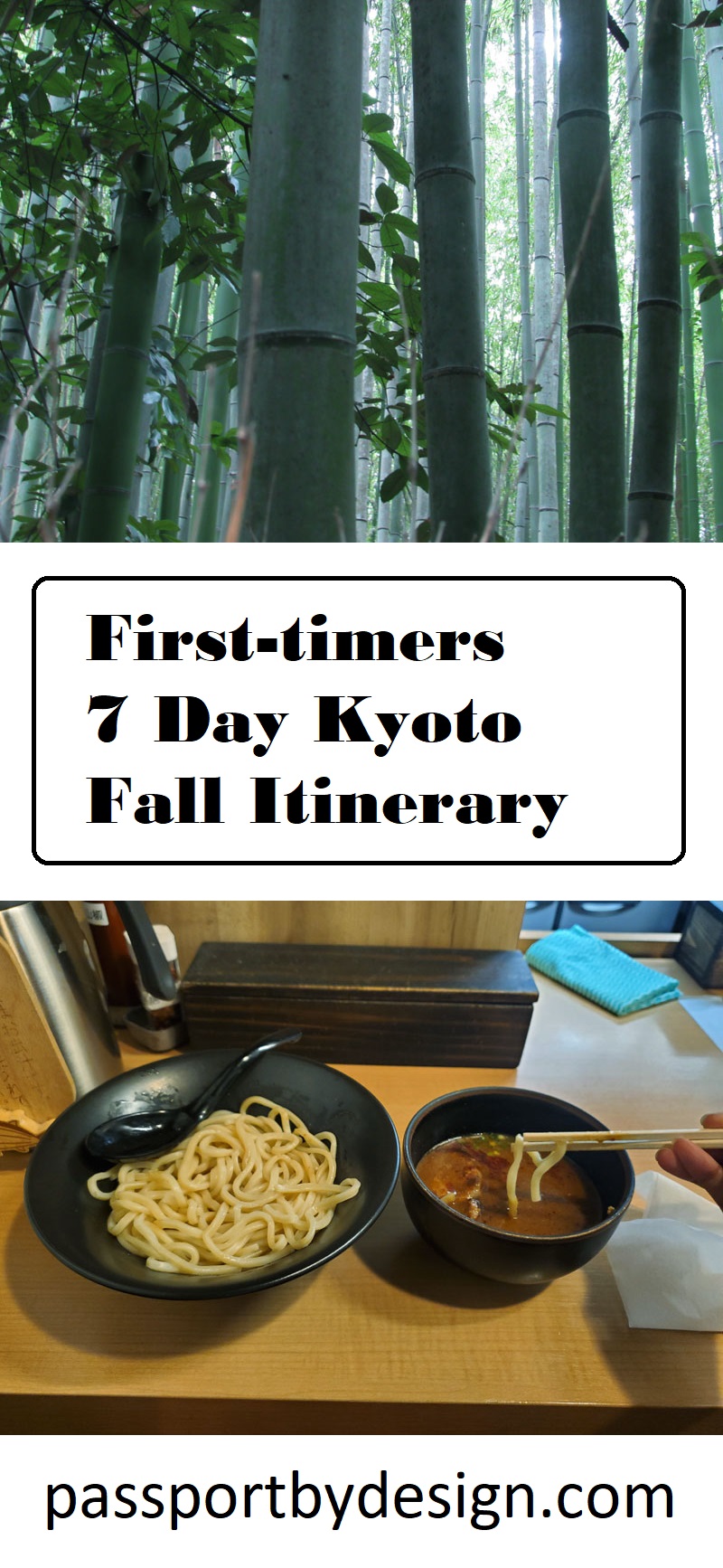 7 Day Kyoto Fall Itinerary for Your First Visit - Passport by Design