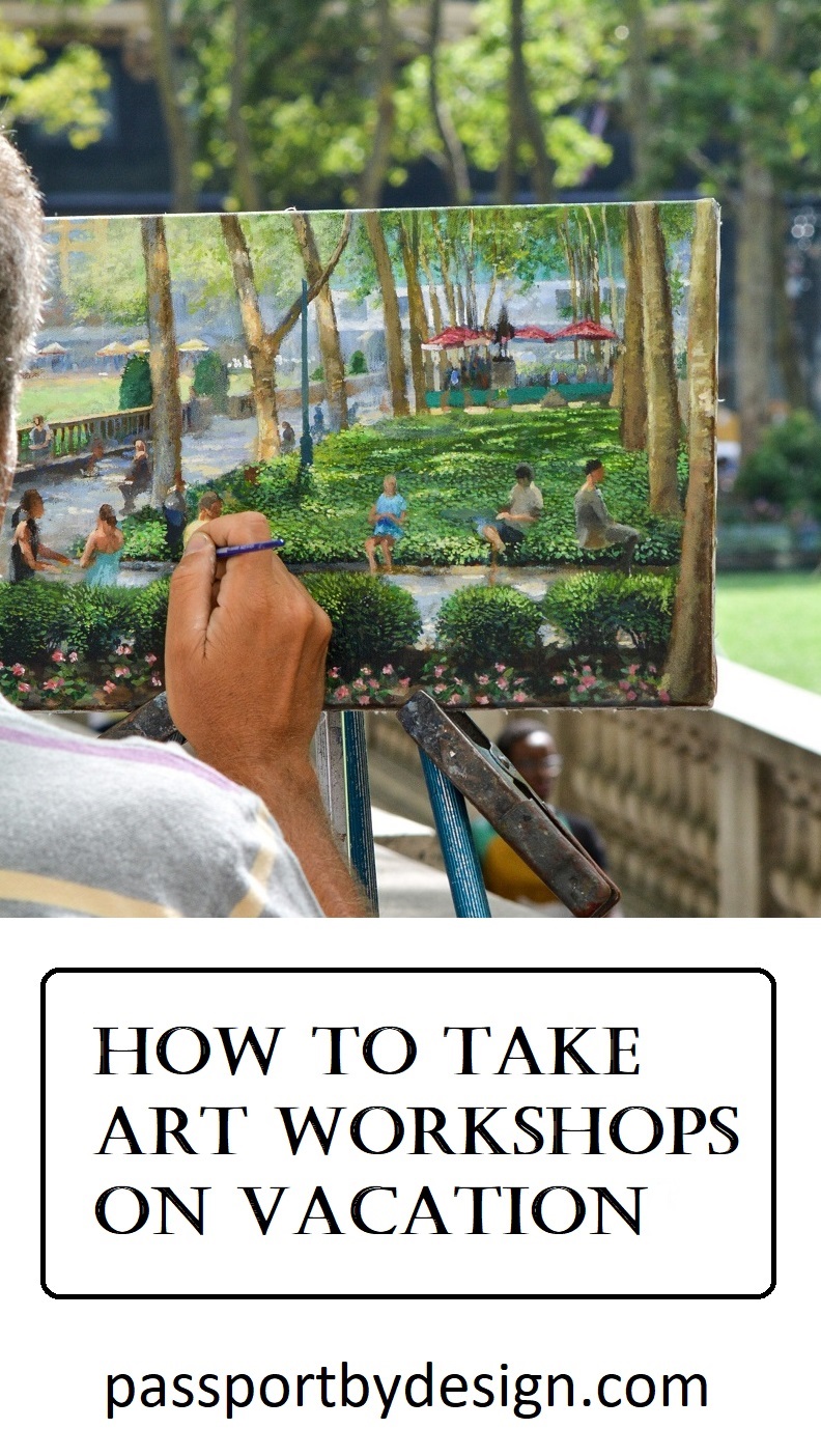 How to Take Art Workshops on Vacation - Passport by Design