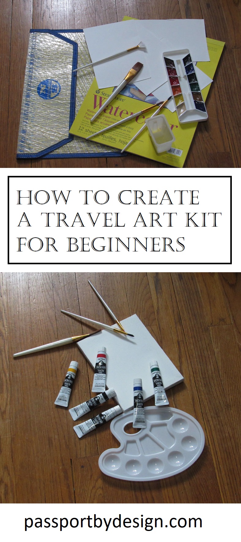 How to Create a Travel Art Kit for Beginners - Passport by Design